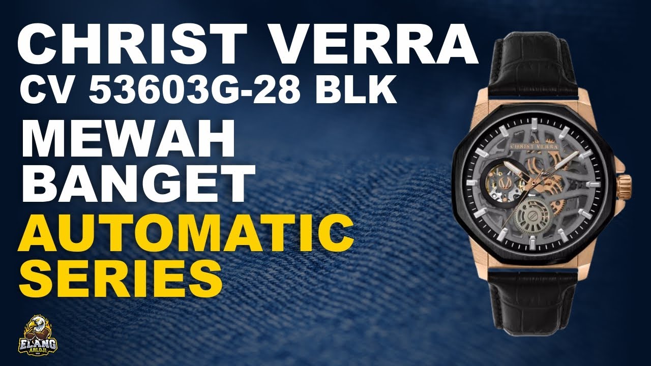 CHRIST VERRA CV 53603G-28 BLK : JAM TANGAN CHRIST VERRA MEWAH BANGET ...