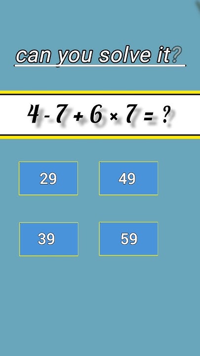Do you multiply or add first?/ Which bracket is solved first? # ...