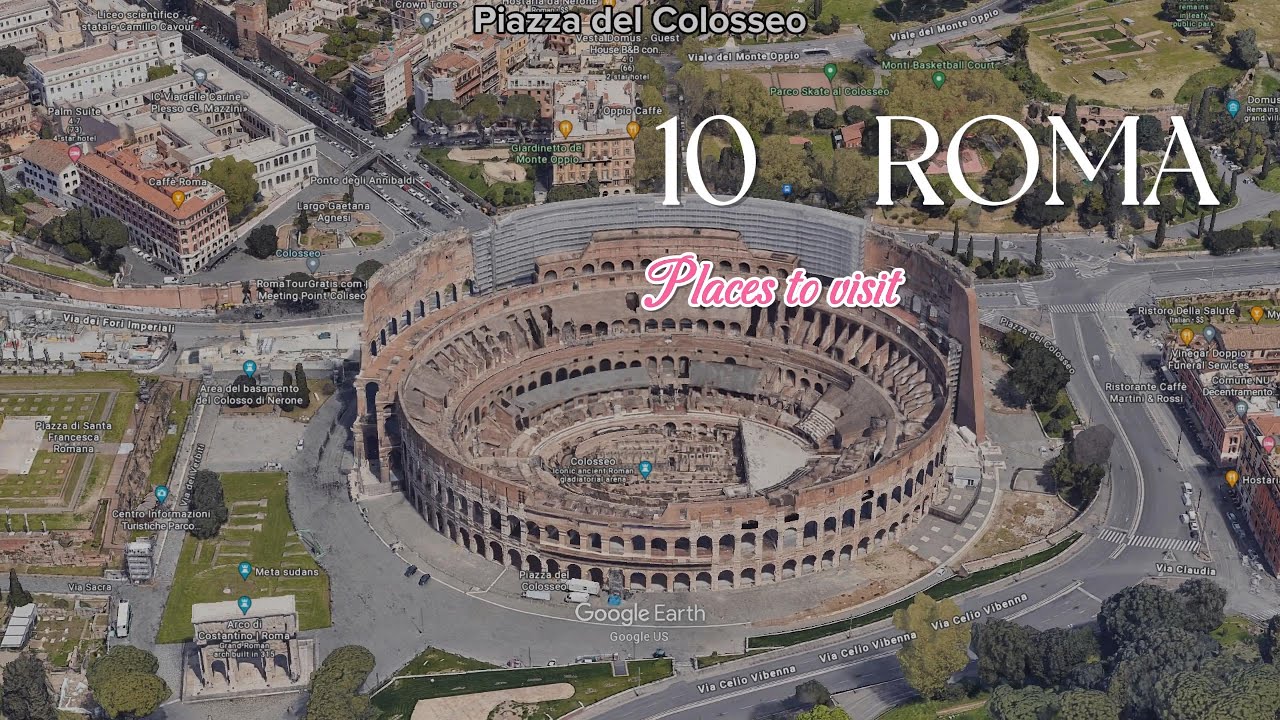 ROMA, 10 3D Maps of Rome | Aerial Views in 4K - YouTube