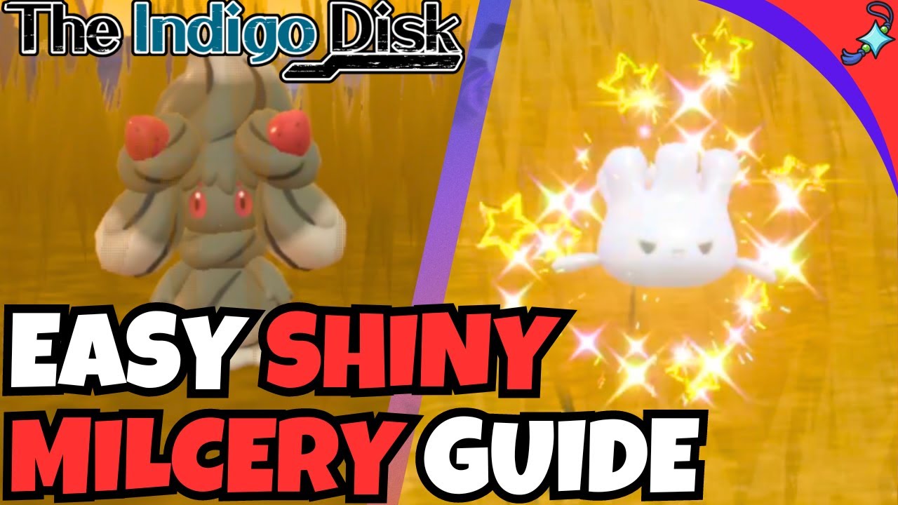 EASY Shiny Milcery Event Guide for Pokemon Indigo Disk - YouTube