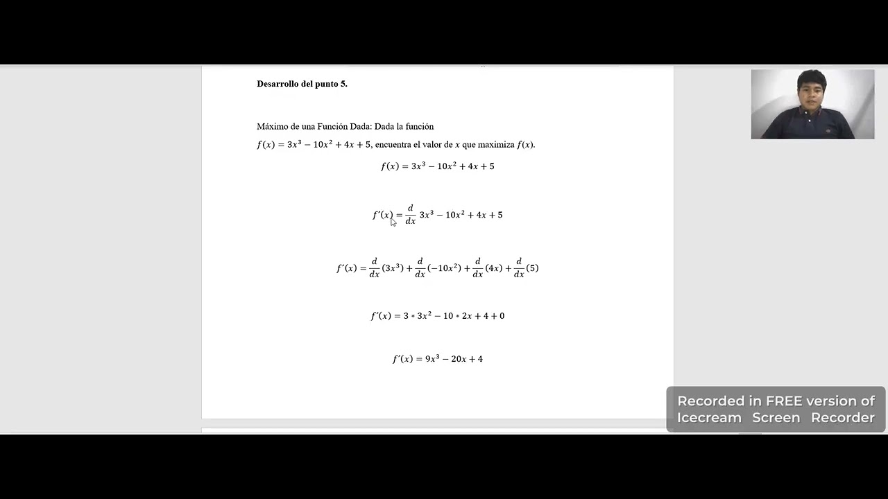 Video de Funciones Derivadas - YouTube