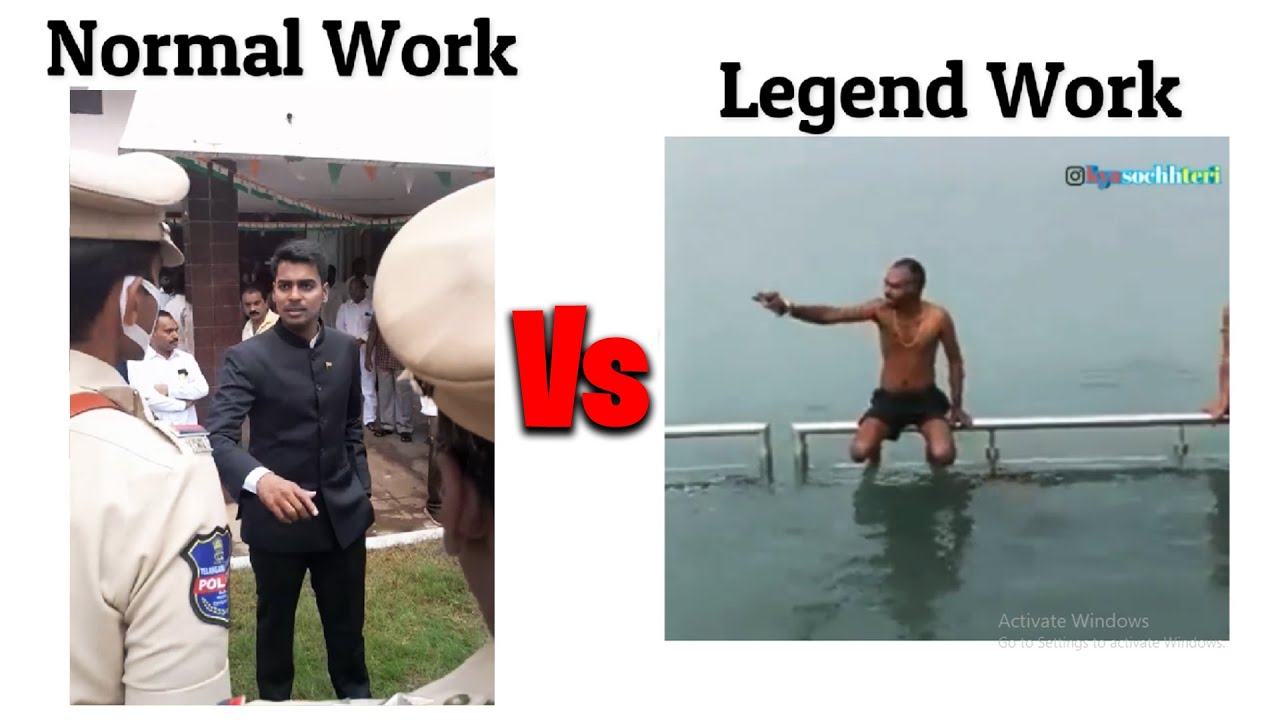 Normal Work Vs Legend Work !! Memes #viralmeme #memes - YouTube