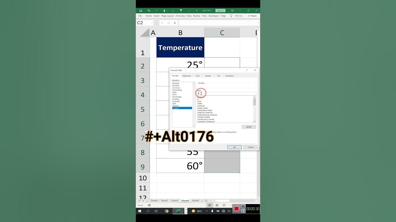 How To Use Degree Symbol In Excel II Excel Shorts II YouTube how-to-use-degree-symbol-in-excel-ii-excel-shorts-ii-youtube