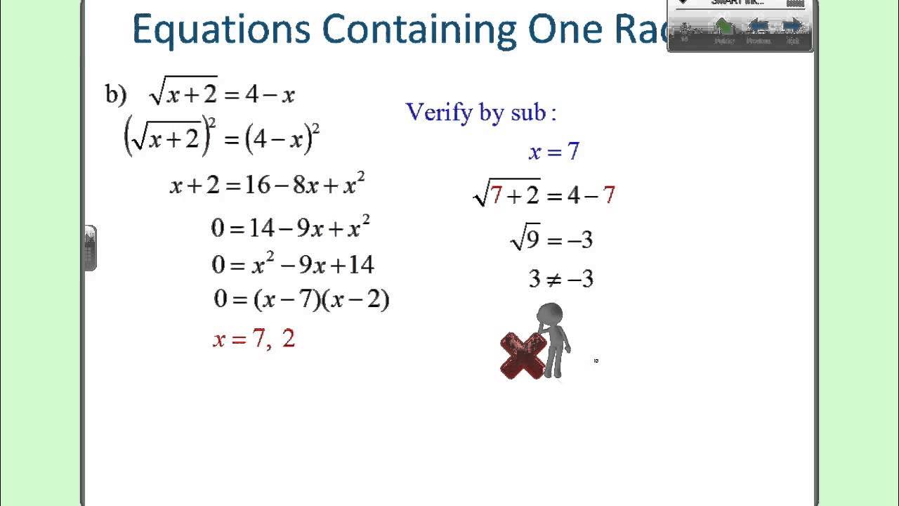 20-1 2.5A Solving Rad Equations - YouTube