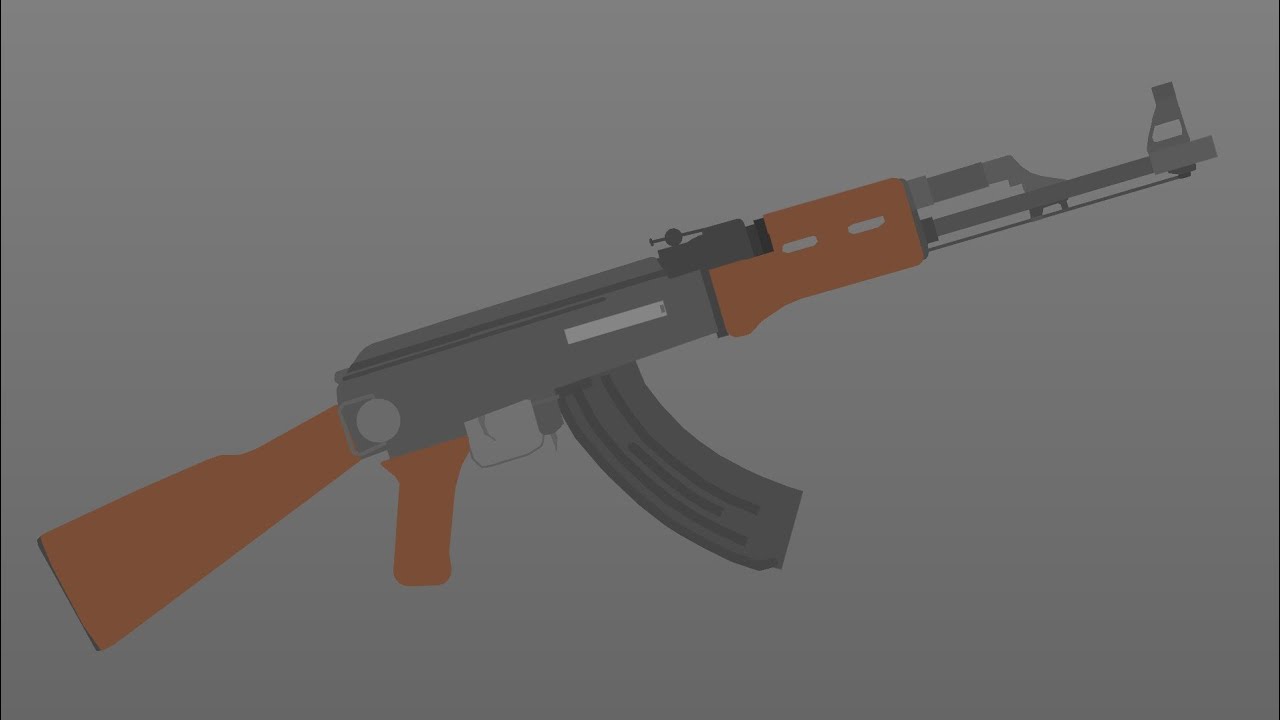 Stick Nodes: AK-47 Test (was bored) - YouTube