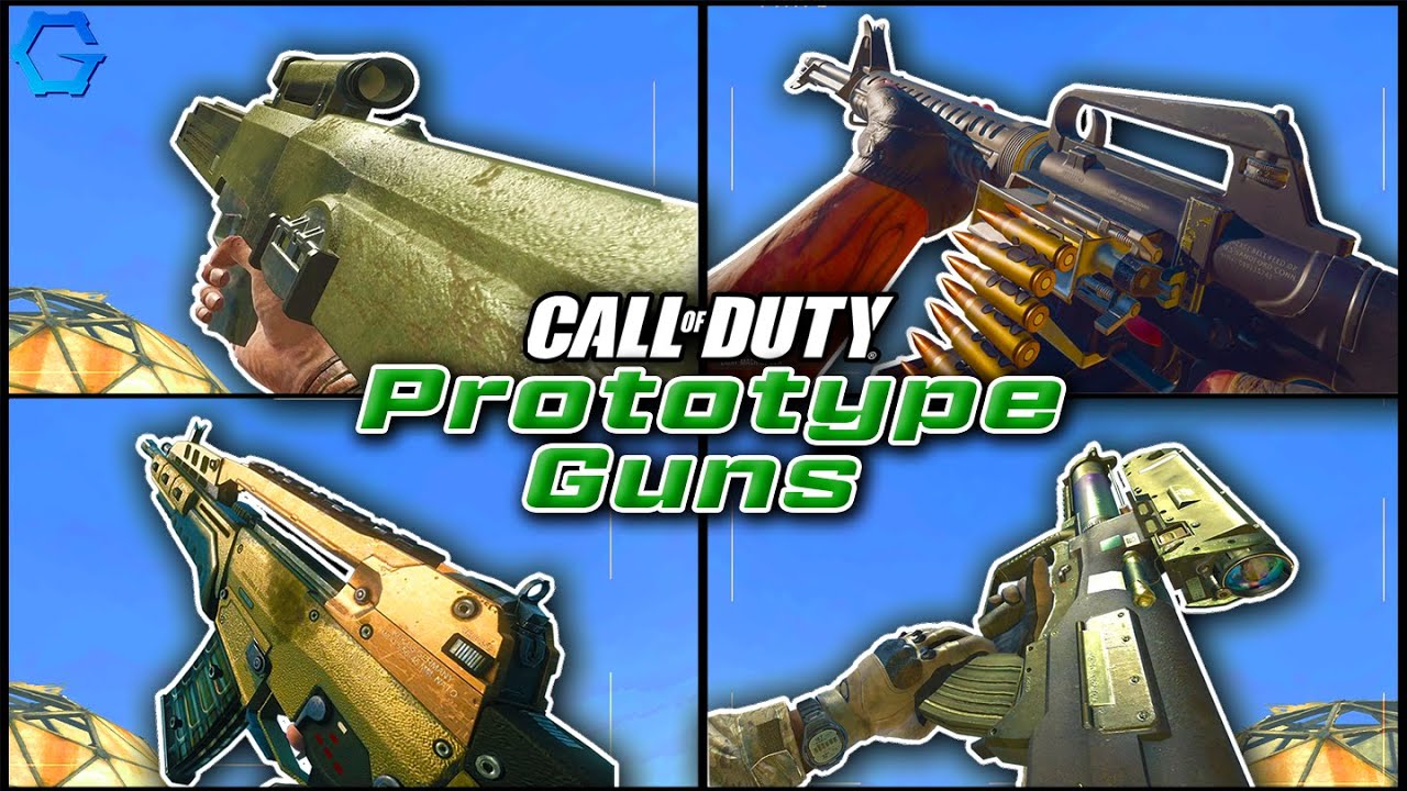 Call of Duty's Prototype & Experimental Guns! - YouTube
