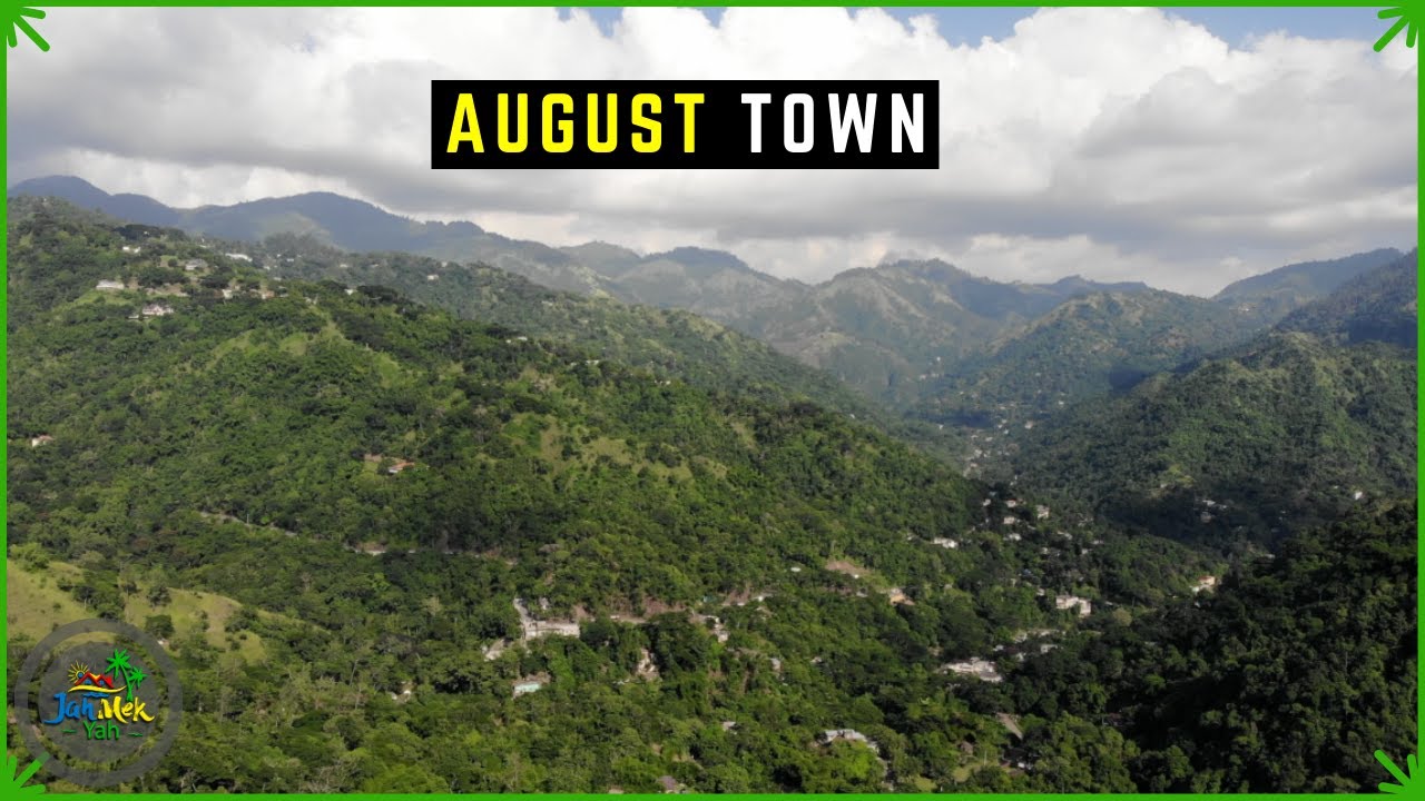 Looking down on August Town 🇯🇲 - YouTube