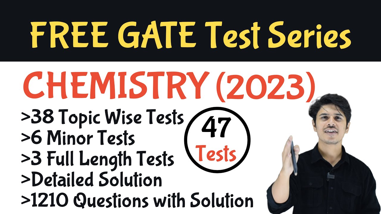 Free Test Series For GATE Chemistry 2023 By Madchem Classes - YouTube