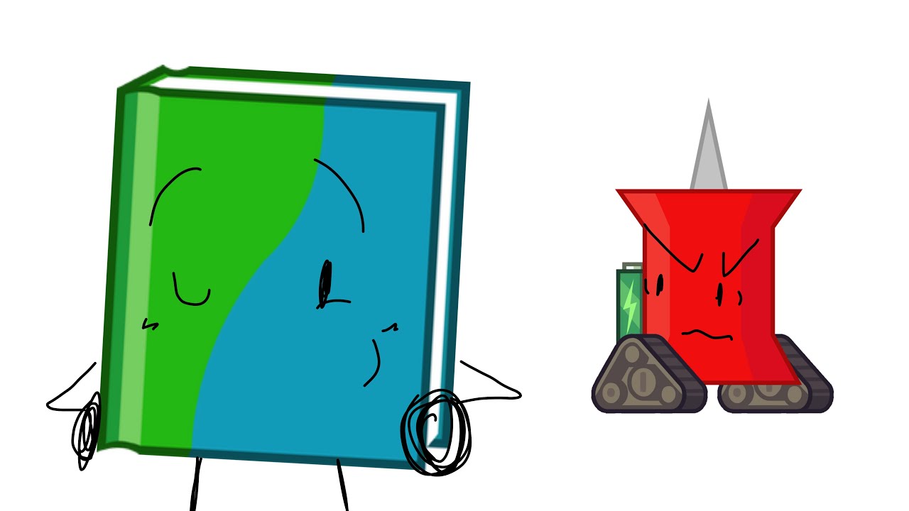 BFDIA 18 AS HUMANS BUT BOOK WINS AS HUMANS! (STORYBOARD) - YouTube