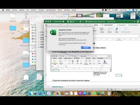 Instalación de MegaStat en Excel para macOS. - YouTube