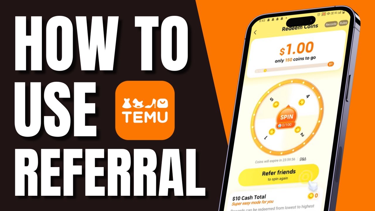 How to Use Referral Code on Temu (EASY!) - YouTube
