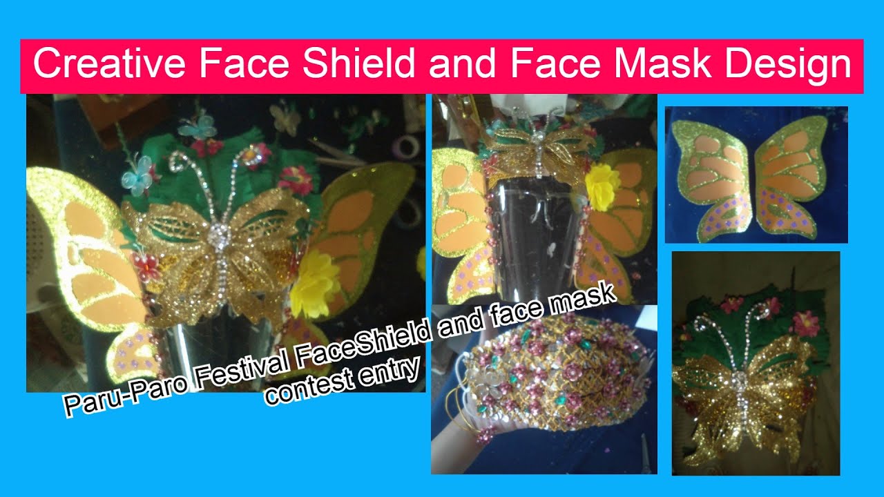DIY Creative Face Shield and Face mask - YouTube