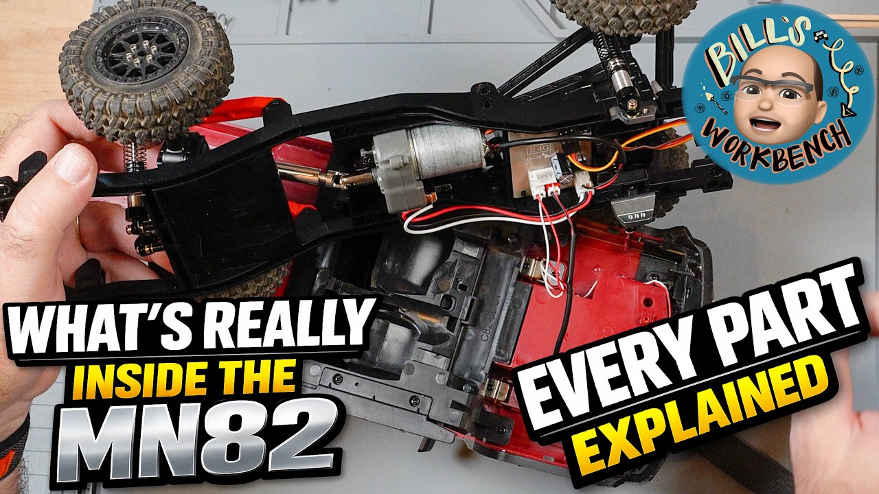 MN 82 disassembly and explanation of the parts of a RC car or crawler ...