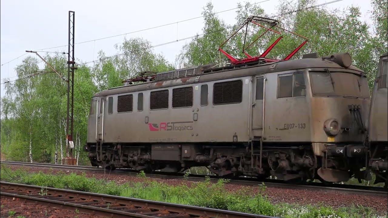 2022_05070013 Mizerów STM EU07-133,EU07-124,SM42-824,Eaos,Eas CD,Tams (miał koksujący) - YouTube