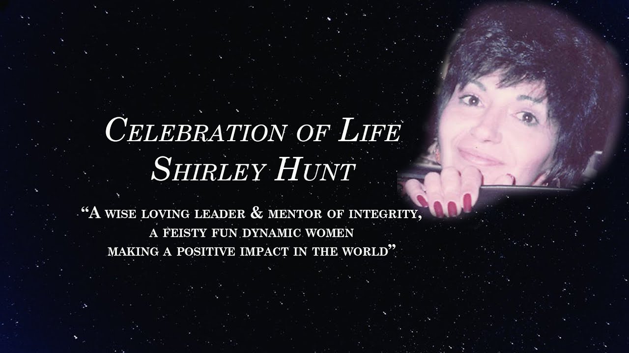 Celebration of Life Shirley Hunt July 30th 2021 - YouTube