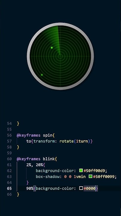 css only 🔥 radar animation 🛰 #shorts #programmingtt - YouTube