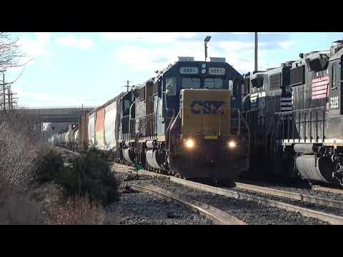 WPCA-11 Chase with CSX 8851 leading, 12/30/24 - YouTube