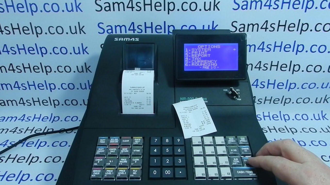 How To Increase The Print Size Of Sales Tender Cash Total Values Sam4S How To Increase The Print Size Of Sales Tender Cash Total Values Sam4S