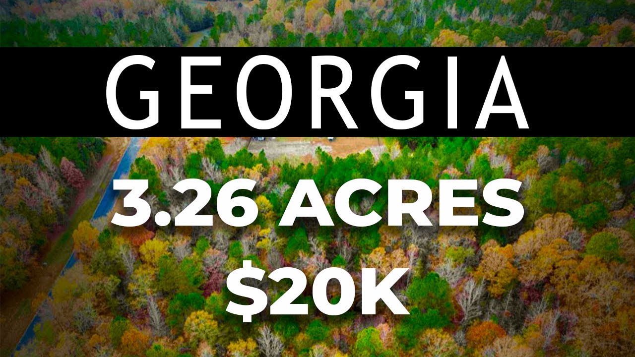 Land for Sale: 3.26 Acres in GA - YouTube