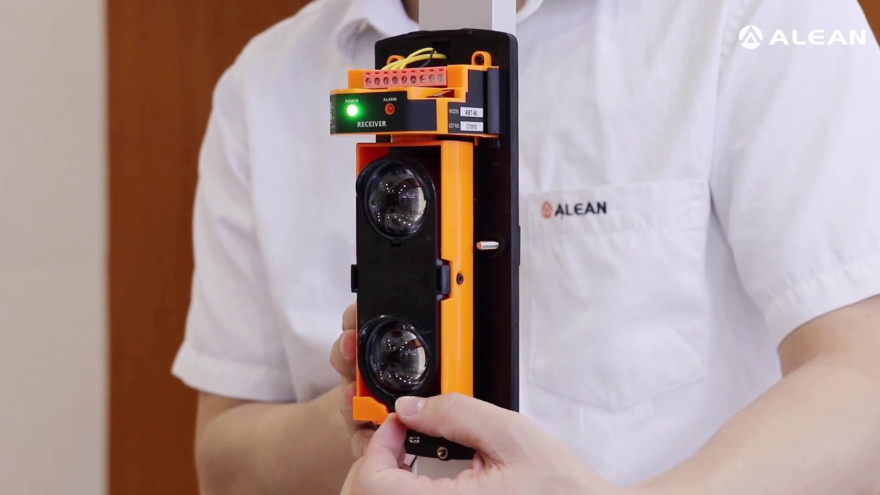 ABT-60 Photoelectric IR Beam Detector - Beam Alignment - YouTube