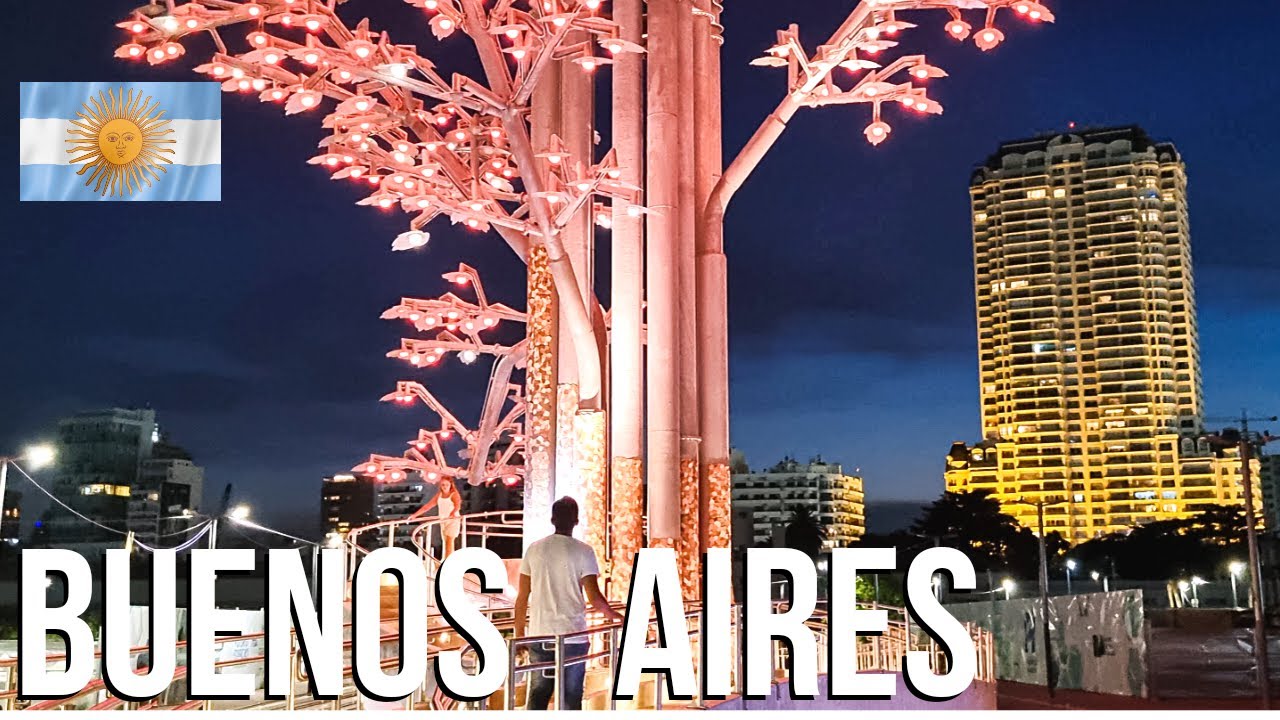 Caminando de NOCHE en BUENOS AIRES | Argentina 🇦🇷 - YouTube