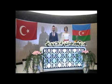 Türkiye - Azerbaycan Düğününde Milli Marşlarımız ( 21.01.2018 )