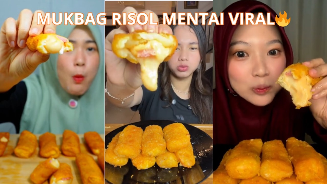 Kompilasi Mukbang RISOL MENTAI VIRAL-Creamy dan Lumer Parah‼️🔥🤤😱 - YouTube