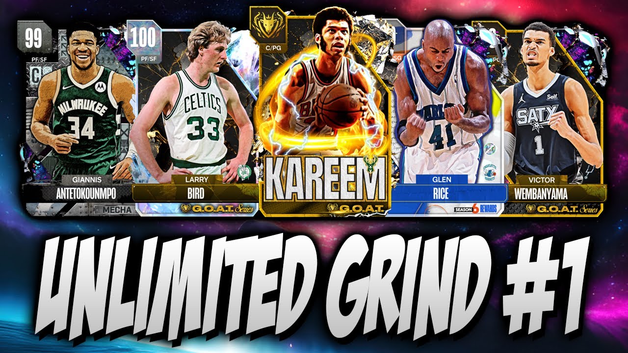POINT GUARD GOAT KAREEM ABDUL JABBAR grinding through unlimited! - YouTube