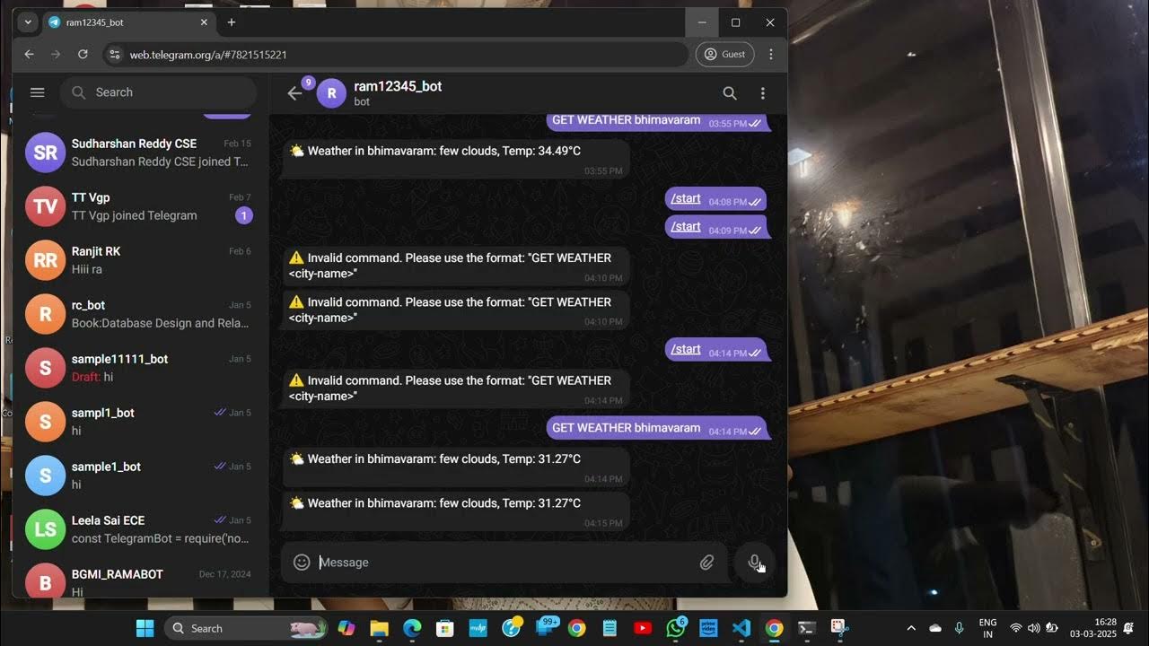 Telegram chatbot connecting to firebase - YouTube