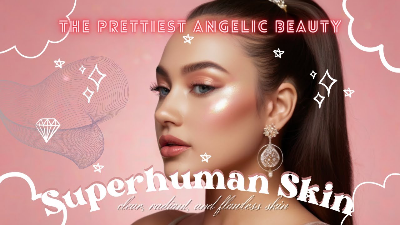 CLEAR SKIN + PERFECT FACE - Unreal Superhuman Beautiful Skin - YouTube