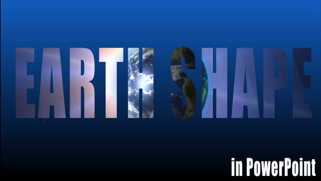 Making Moving Earth Animation in PowerPoint using Shapes - YouTube