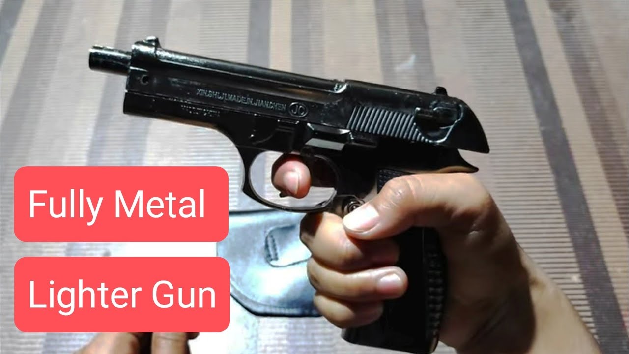 Fully Metal heavy lighter gun unboxing #lightergun #unboxing - YouTube