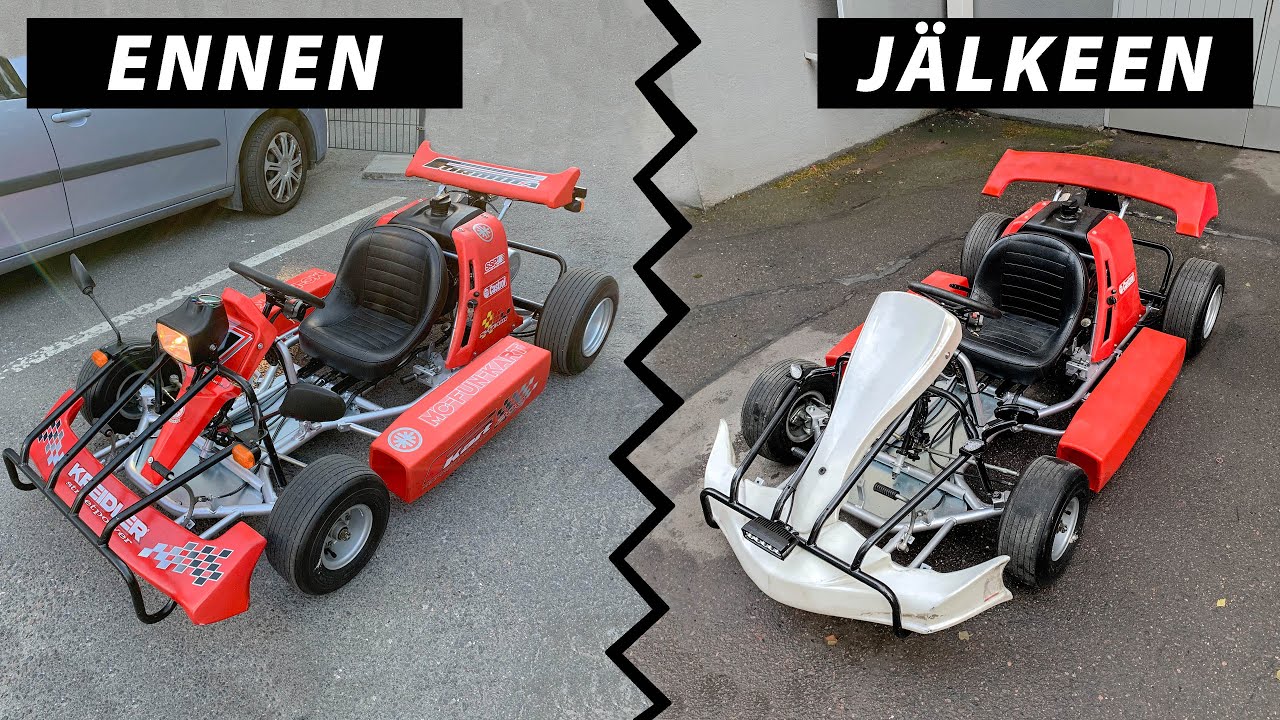 KATULAILLISEN KARTING-AUTON FACELIFT | PROJEKTI ETENEE - YouTube