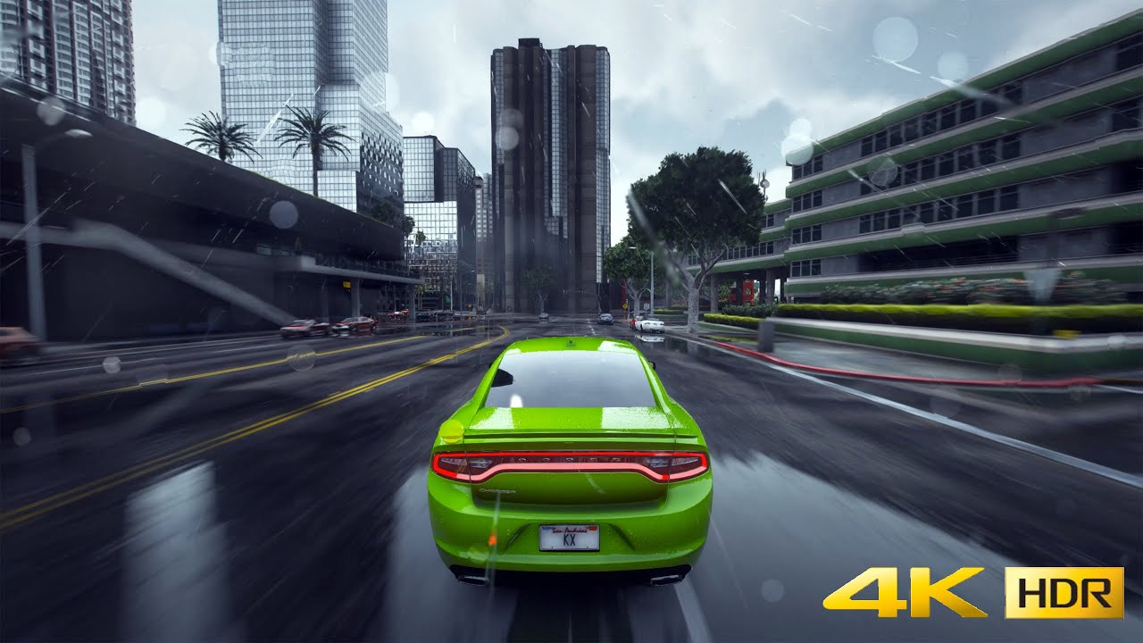 GTA 5: Insane Graphics Combination of QuantV & NVE with Real Ray ...