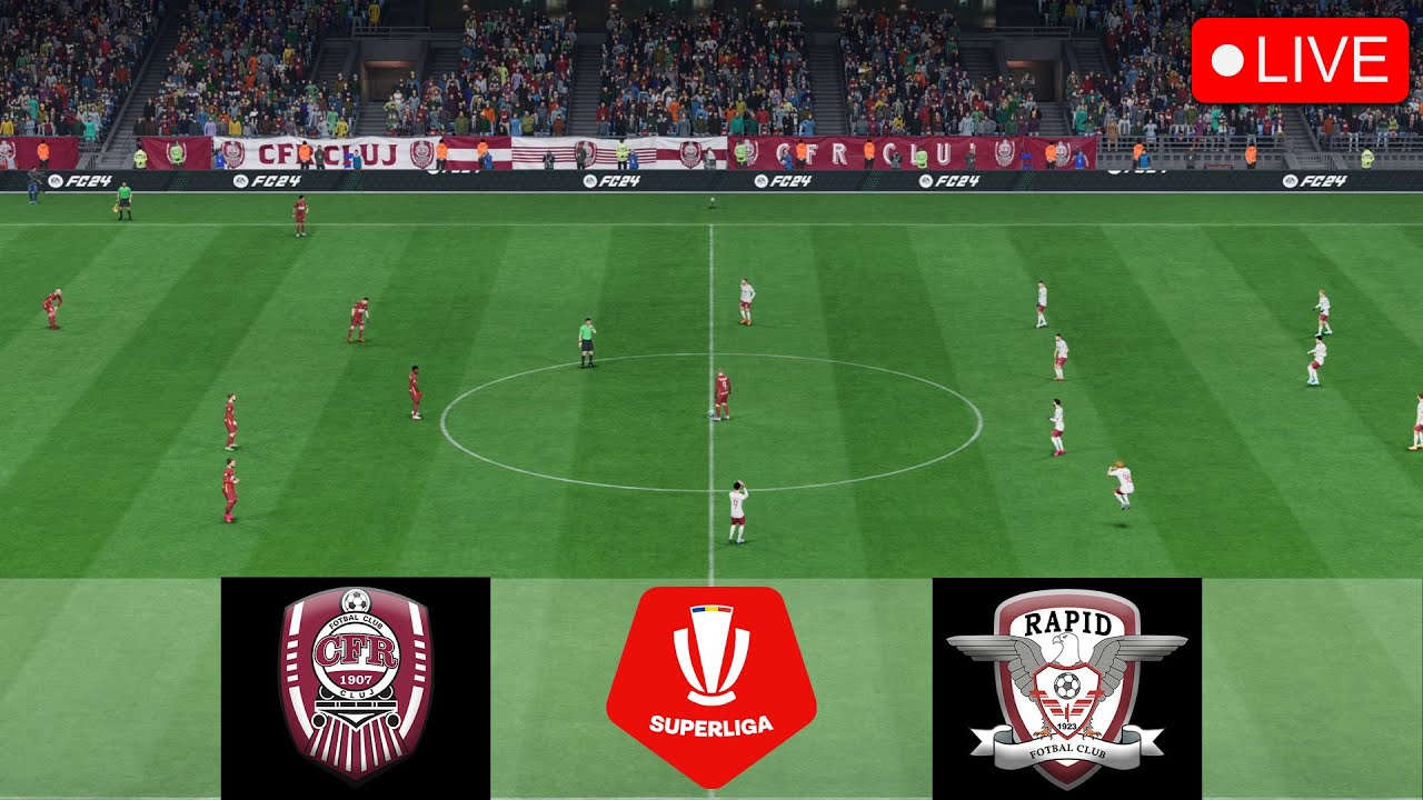 🔴CFR Cluj vs Rapid București LIVE🔴Superliga🔴Meci Live Azi! - YouTube