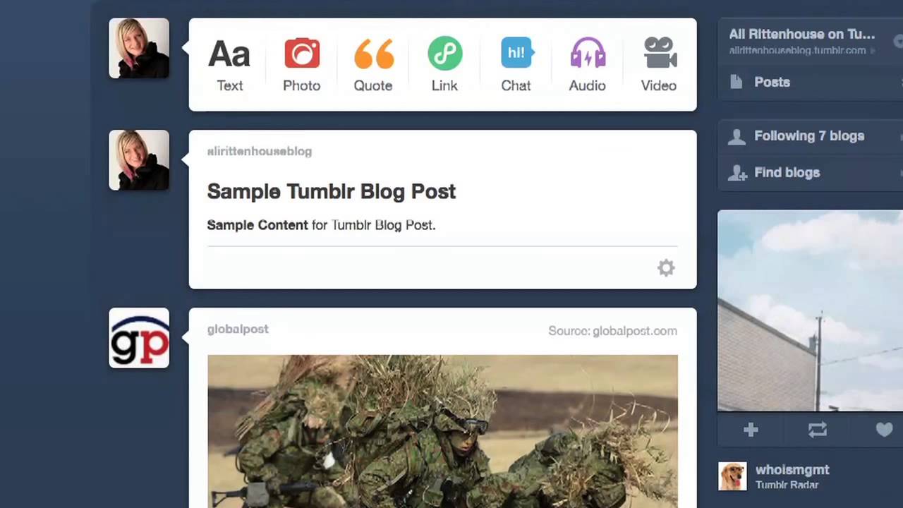 How to Make YouTube Videos Work on Tumblr : Social Networking Tech Tips ...