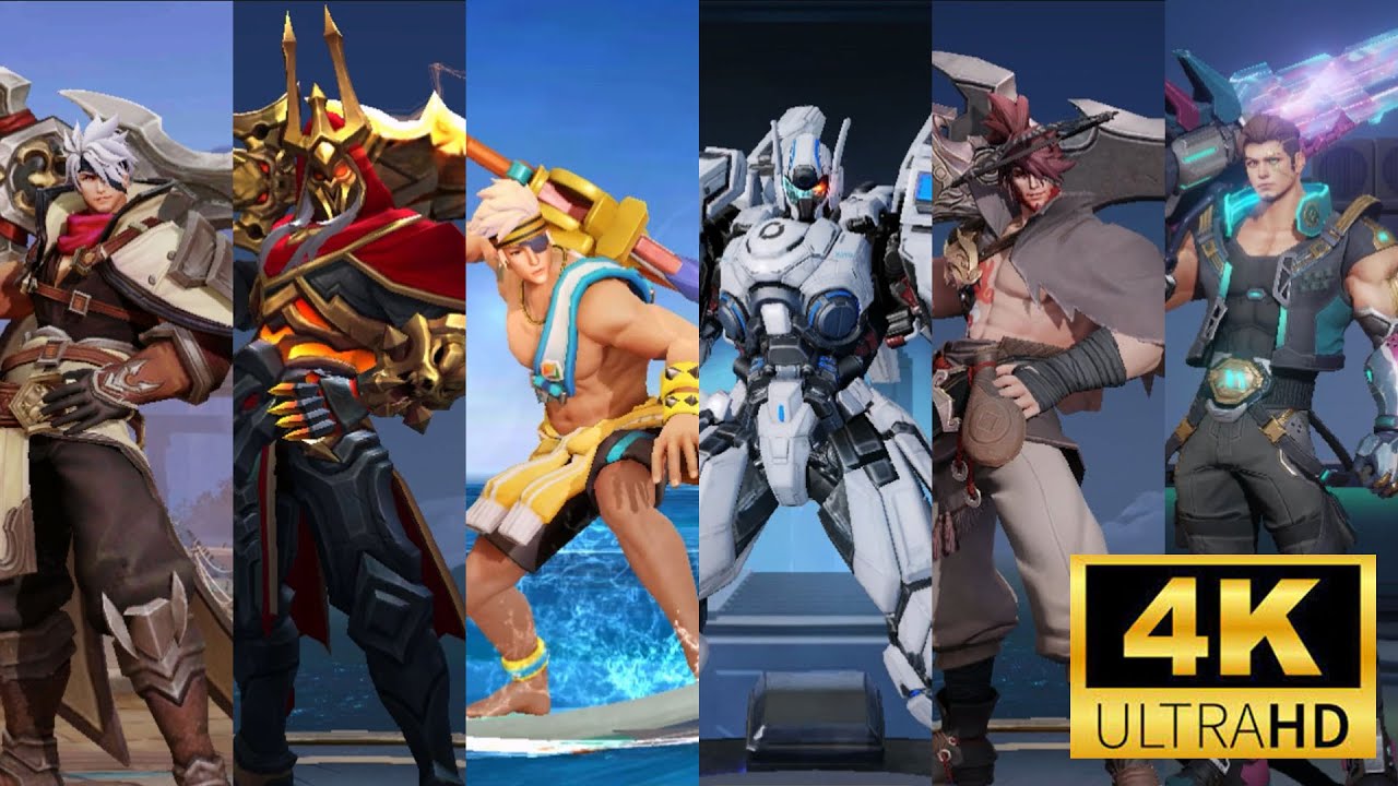 Honor of Kings All Dun Costumes/Skins Animation S33 - YouTube