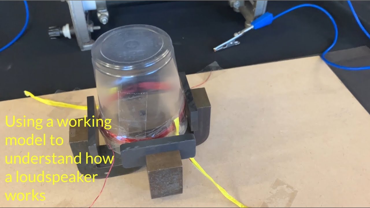 Understanding the loudspeaker using a working model - YouTube