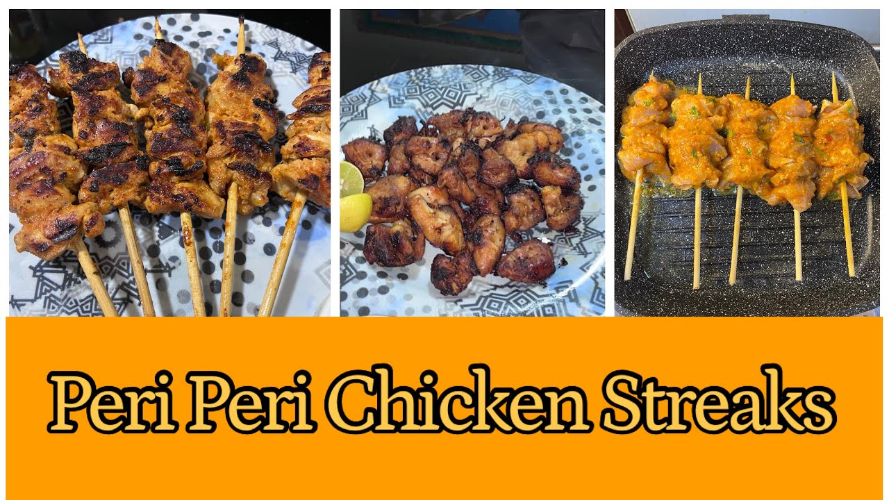Grilled Peri Peri Chicken Streaks | Yummiest and Spicy Streaks | - YouTube