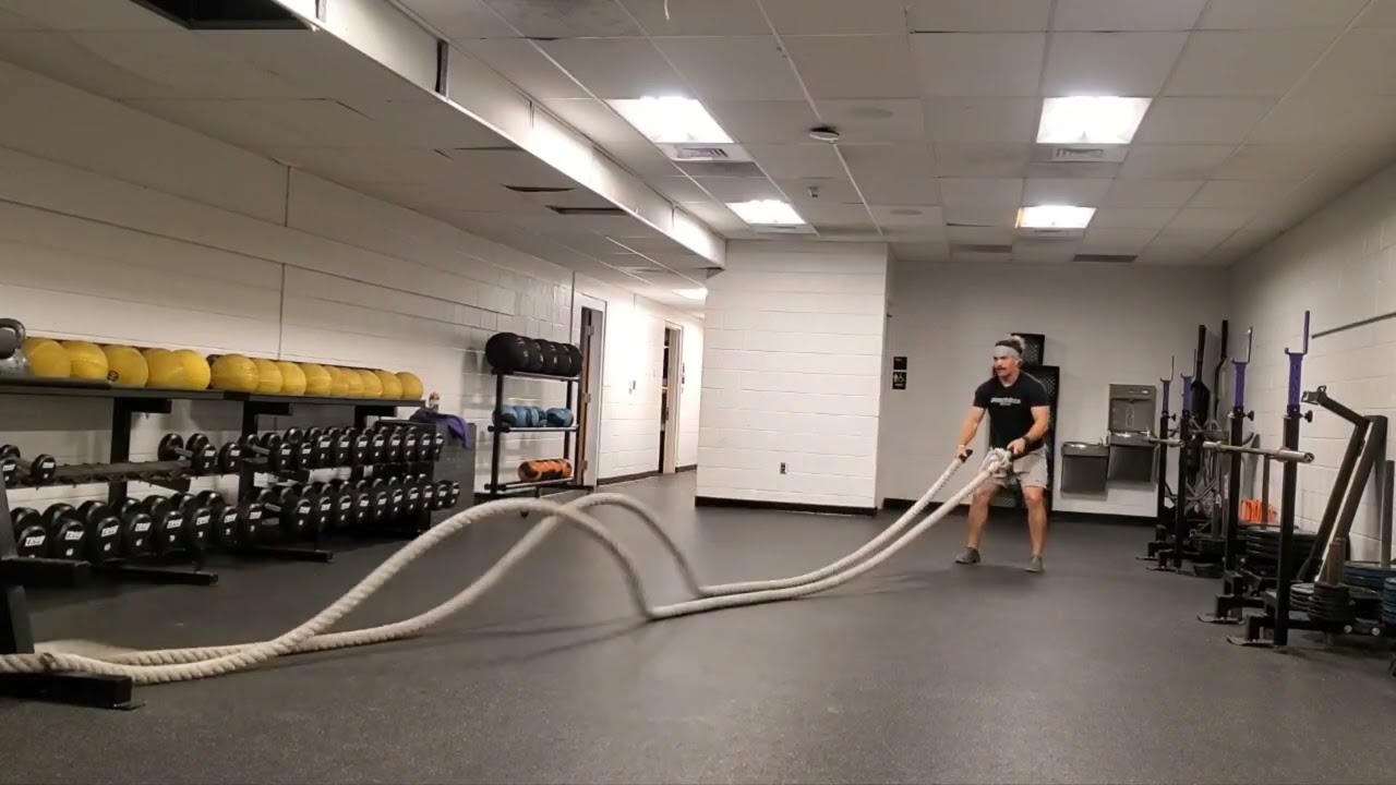 Various Battle Rope Variations - YouTube