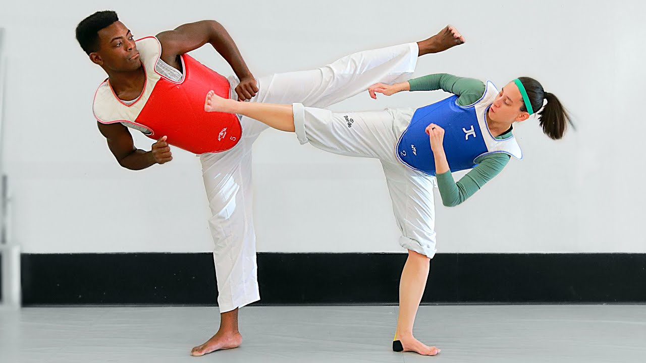5 TKD Kicking Drills with a Partner - YouTube