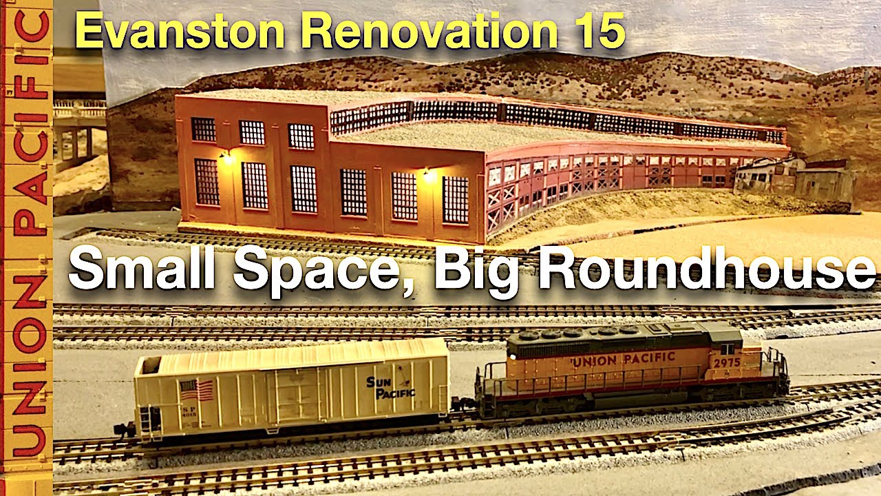 Evanston Renovation 15: A Big Roundhouse in a Small Space on My Model ...