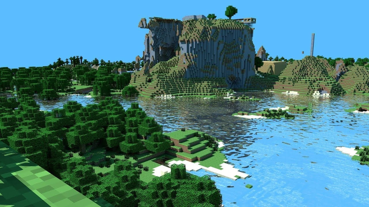 El maravilloso paisaje de Minecraft durante [1:30Hrs] - YouTube