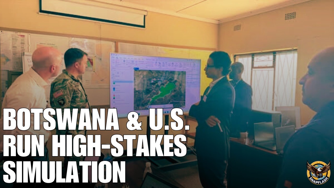 Botswana & U.S. Team Up on Disaster Simulation Using 3D Tech - YouTube