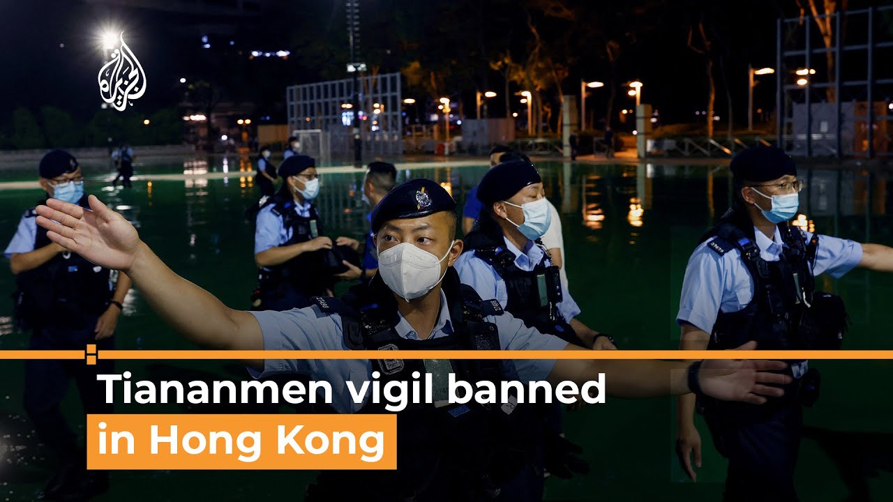Police In Hong Kong Warn Against Tiananmen Vigil I Al Jazeera Newsfeed