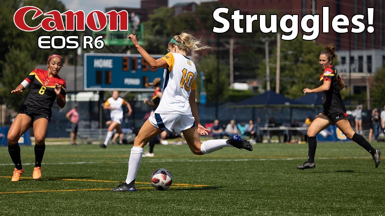 Canon R6 • Soccer Photography Struggles in Midday Sun - YouTube