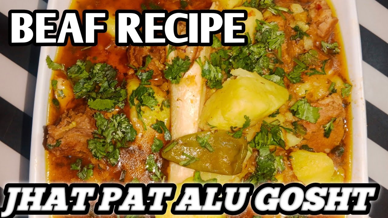 MAZEDAAR JHAT PAT ALU GOSHT|YAM YAM AND TAM TAM - YouTube