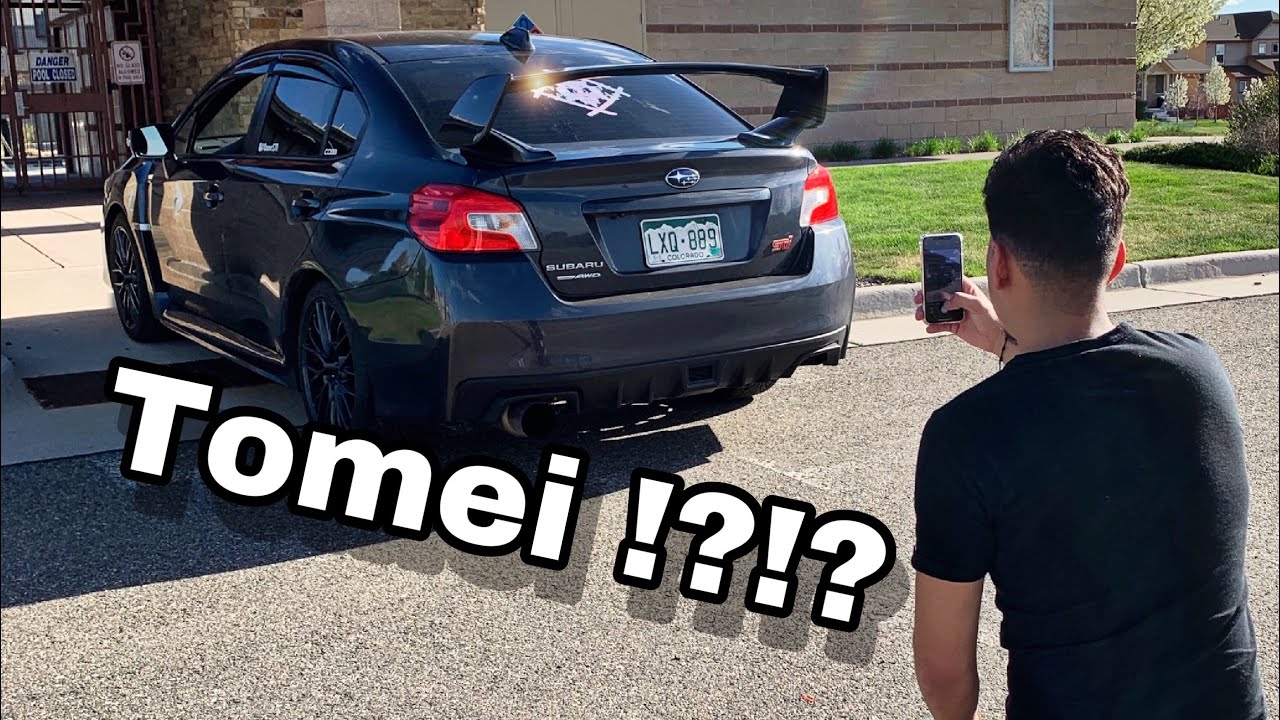 2016 SUBARU WRX STI TOMEI EXHAUST EXPREME TI REVIEW - YouTube