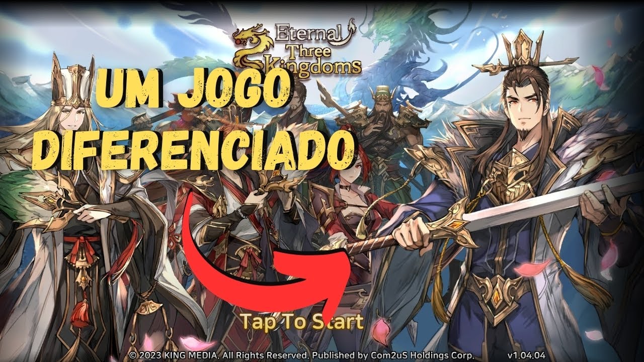 SAIU!! ETERNAL THREE KINGDOMS, GAMEPLAY ANDROID / IOS - YouTube
