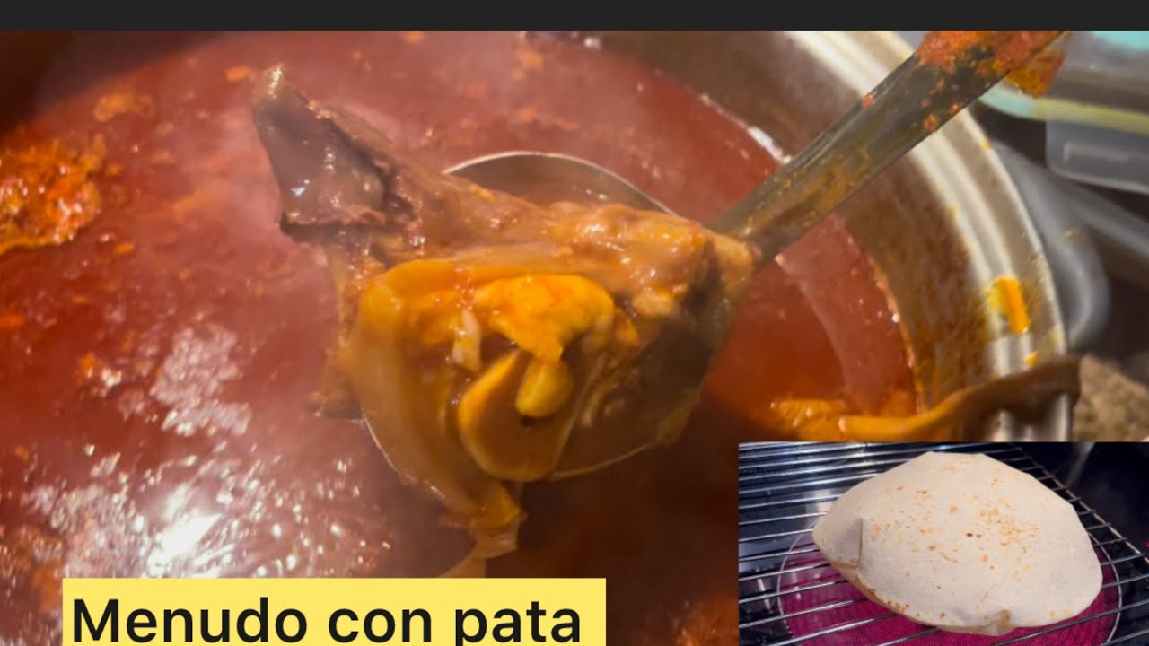 Como hacer un. Riquísimo menudo con pata el secreto para que no tenga ...
